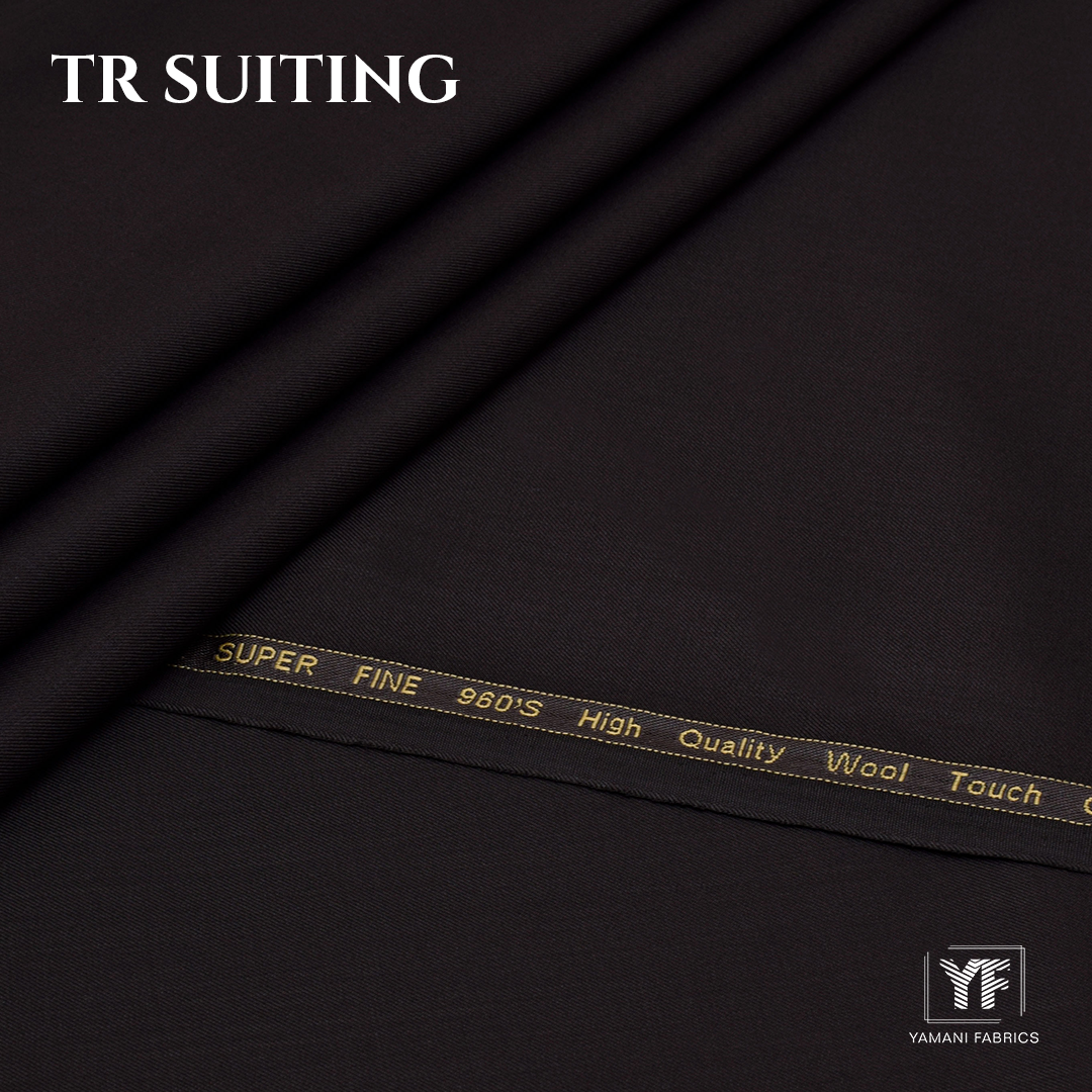 Gents Imported Wash n Wear Fabric (TR SUITING - dark brown) – Yamani ...