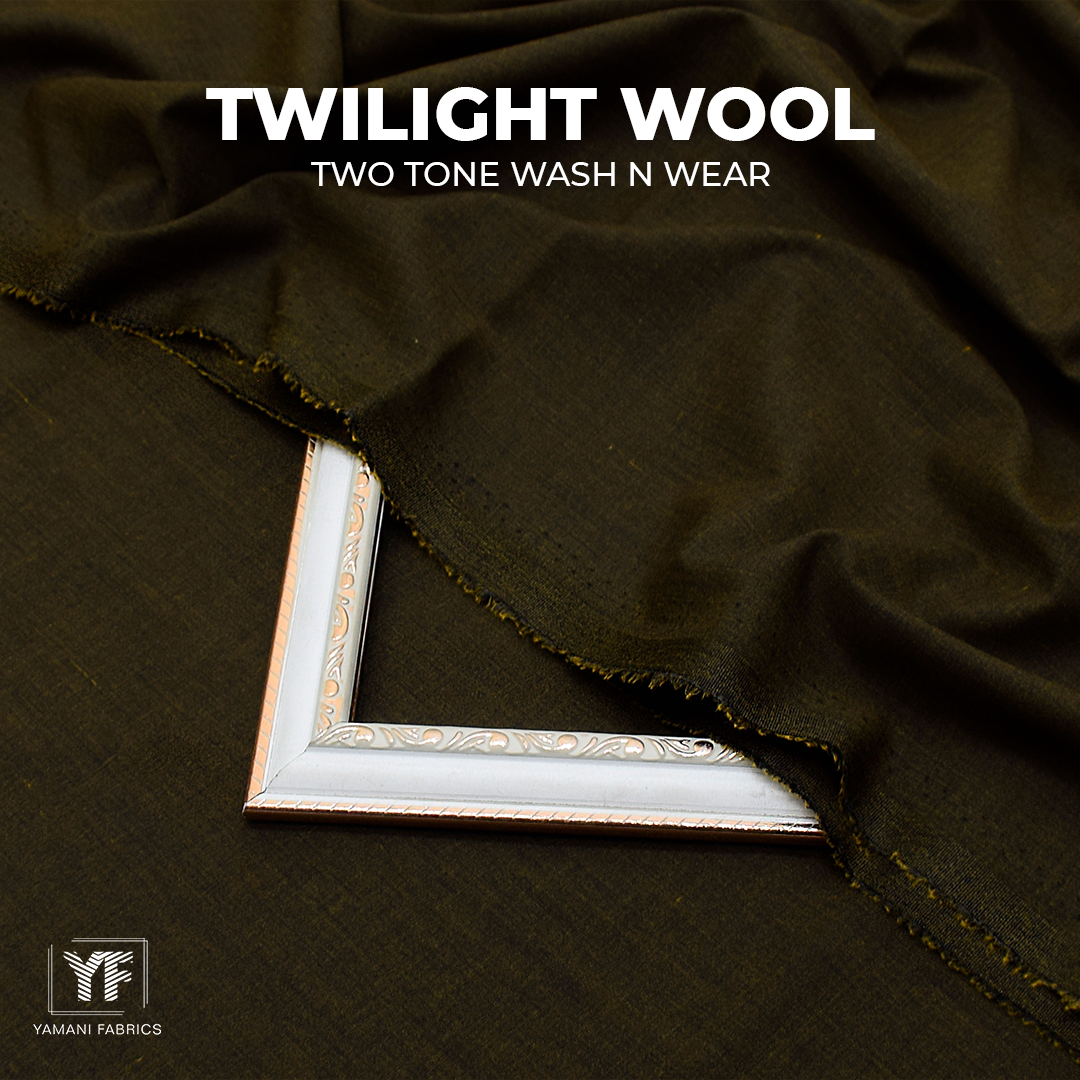TWILIGHT WOOL WINTER WASH N WEAR FOR MEN|GREENISH – Yamani fabrics